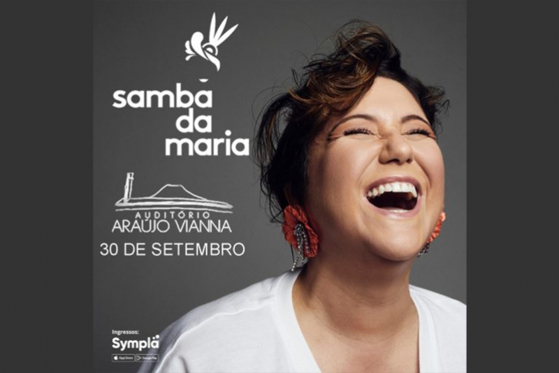 MARIA RITA CELEBRA O SAMBA EM SHOW NO ARAÚJO VIANNA DIA 30, SEXTA-FEIRA